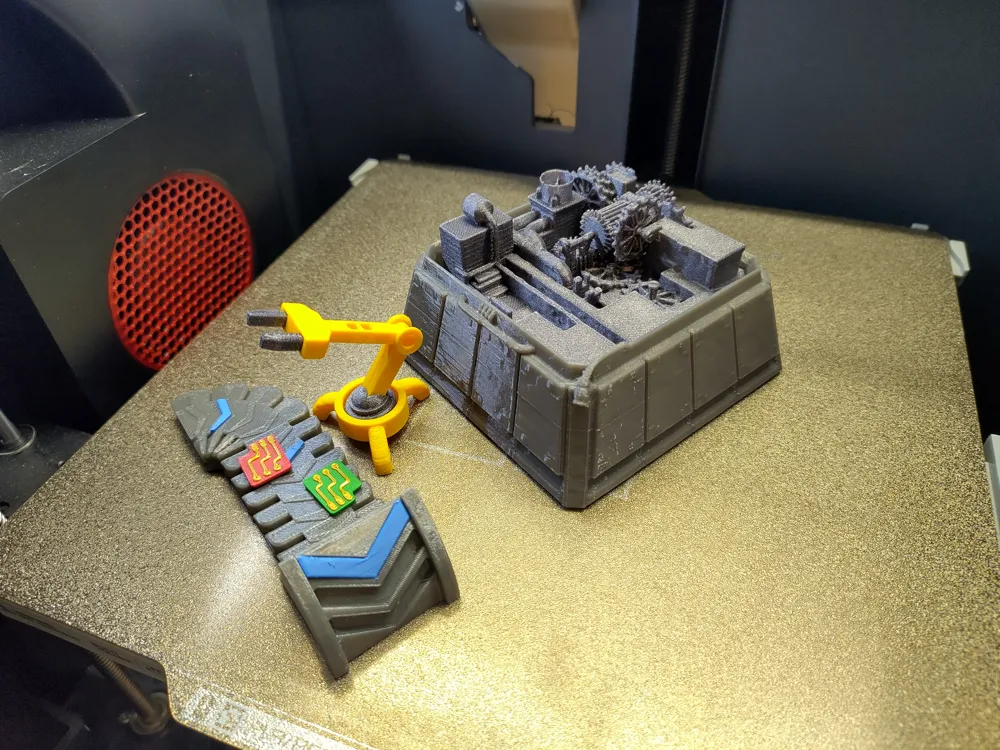 Factorio assembling machine - Free 3D Print Model - MakerWorld