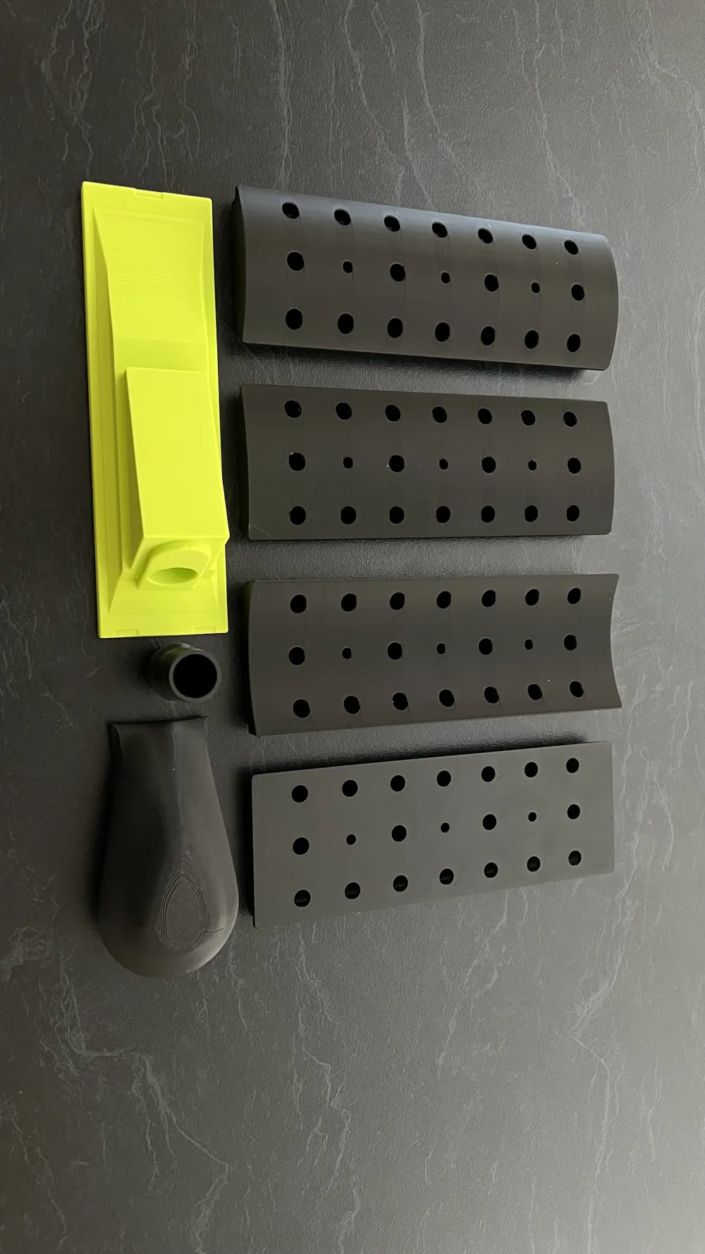 Sanding Block with Dust Extraction Multi Pads - Free 3D Print Model ...