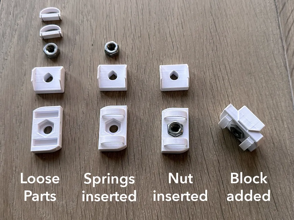 1/4" Strut / Unistrut Channel Nut (v2) - Free 3D Print Model - MakerWorld