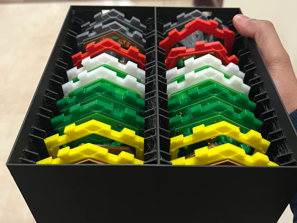 Catan Storage box for Interlocking tiles by abhinaymaddha624 - MakerWorld