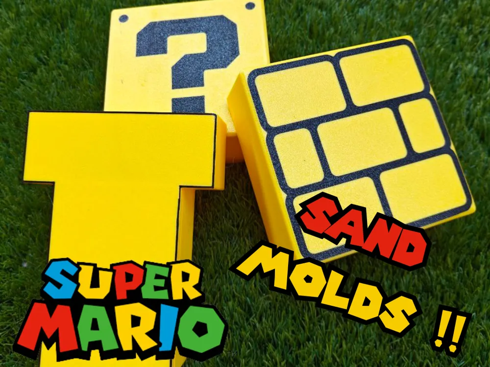 Super Mario Sand Molds by julianfj - MakerWorld