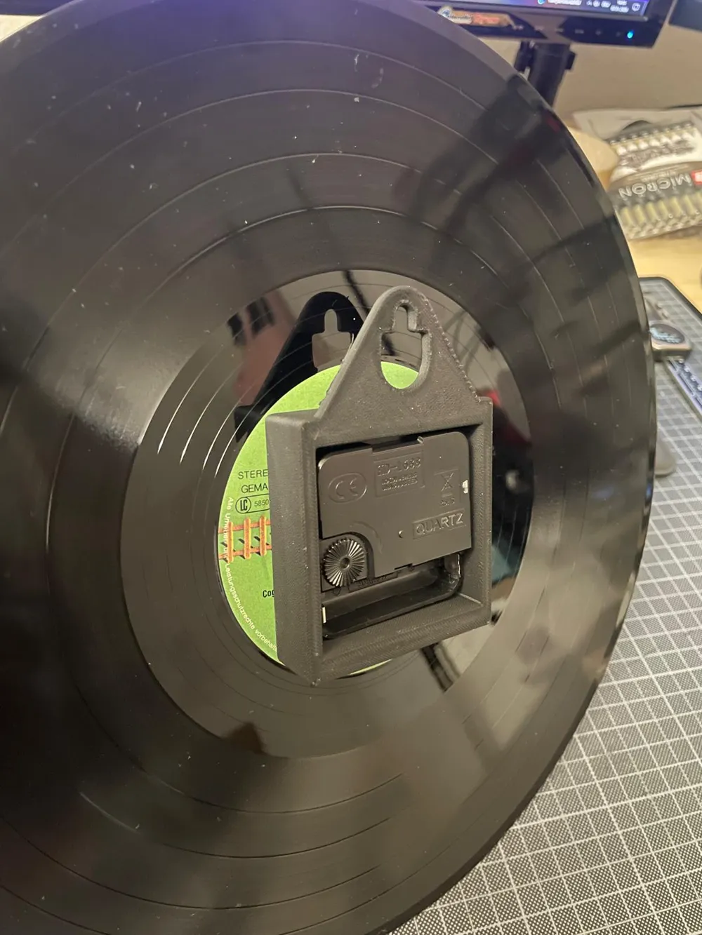 Vinyl Record Domino Clock kit - Free 3D Print Model - MakerWorld