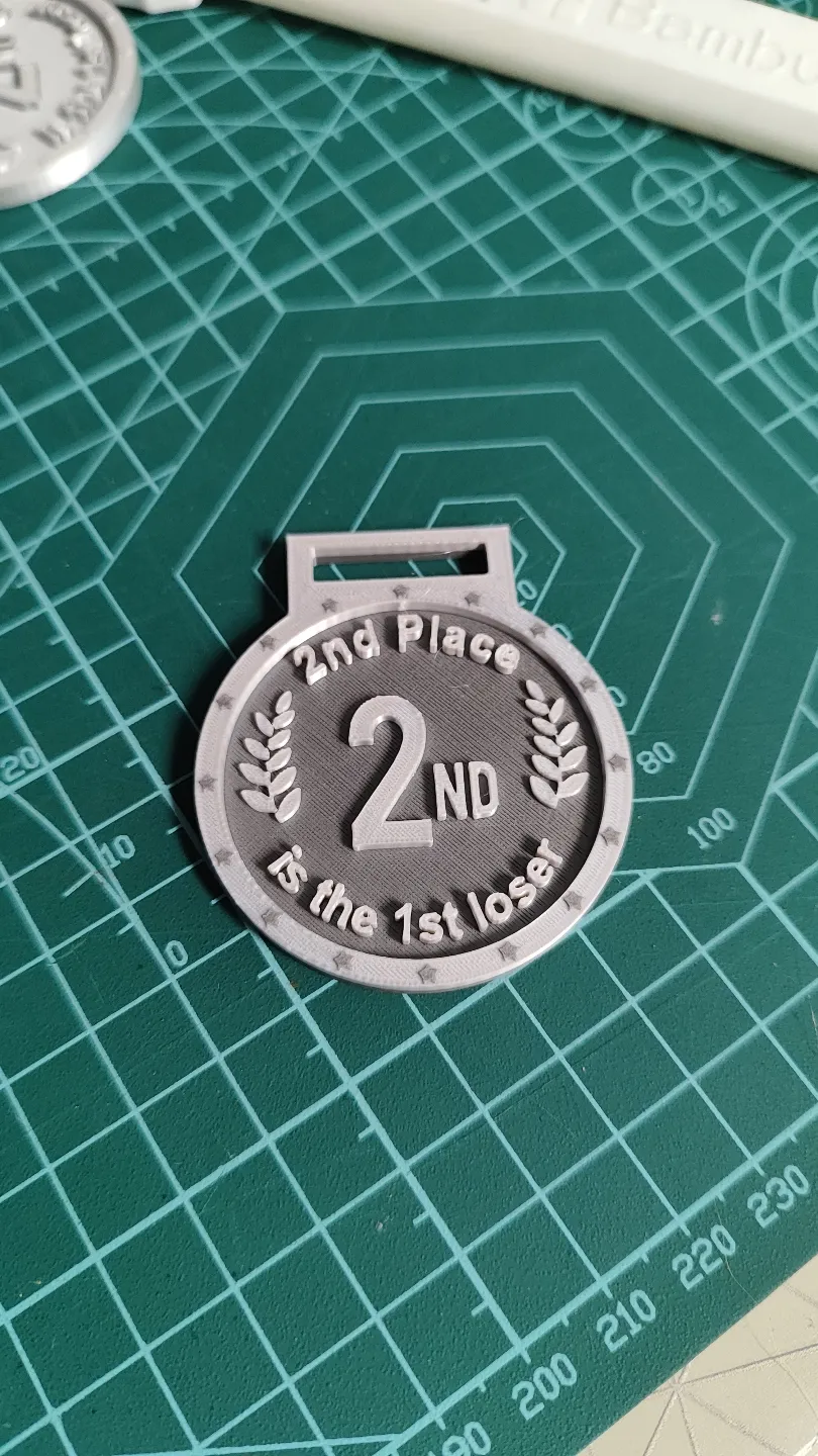 2nd Place Medal by Superus MakerWorld: Download Free 3D Models