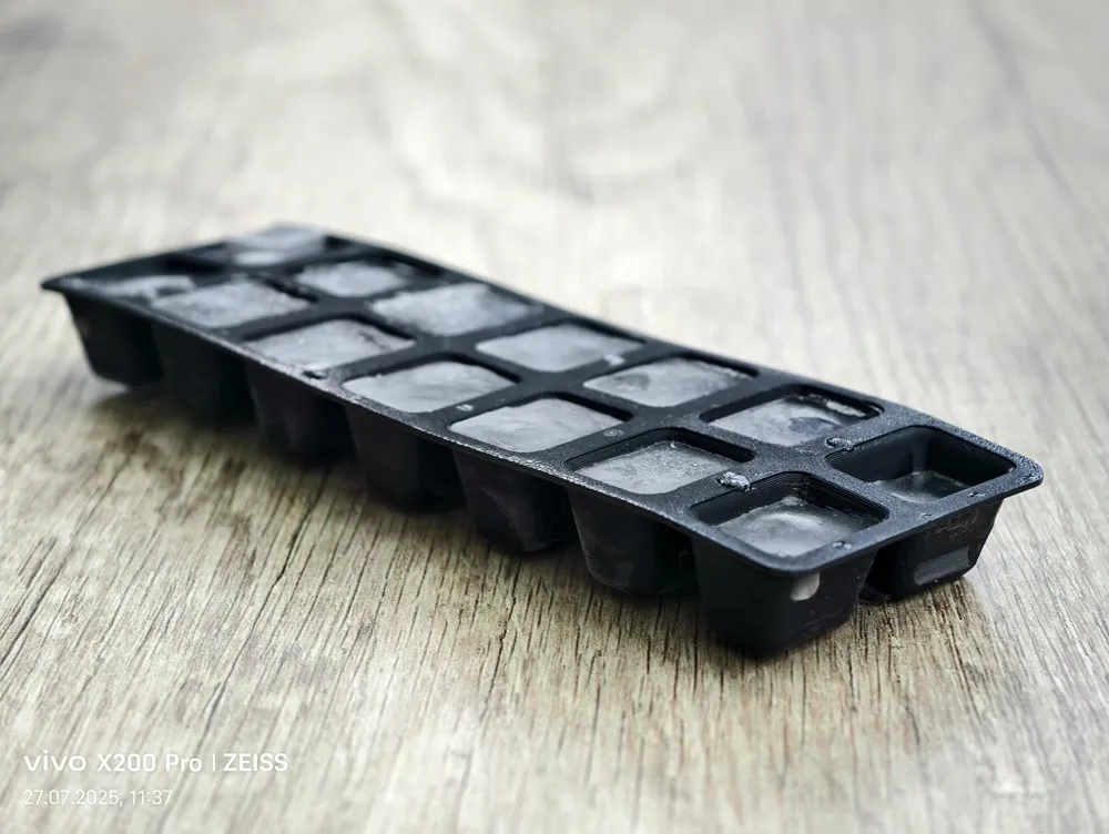 Ice cube tray - Quick Print! - Simple - Scaleable - Free 3D Print Model ...