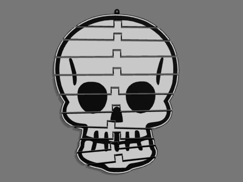 flexi skull - Free 3D Print Model - MakerWorld