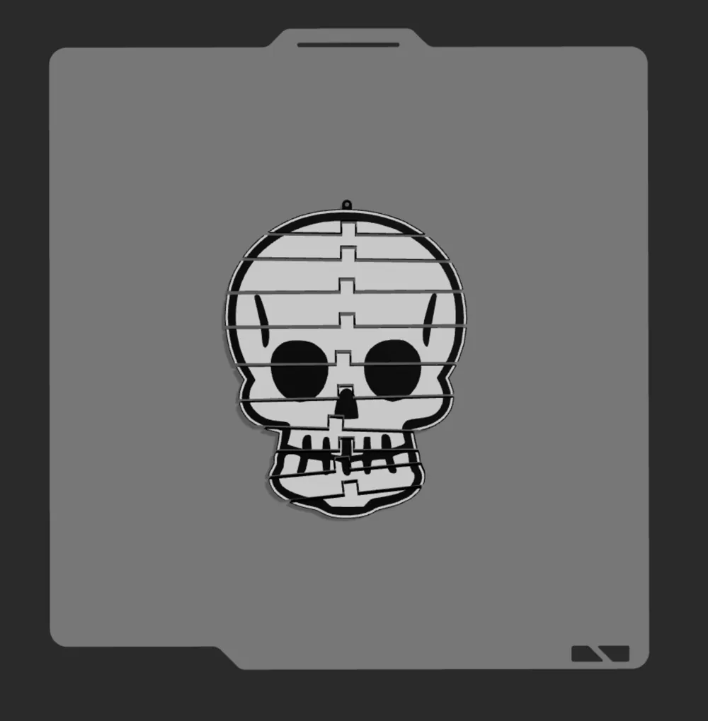 flexi skull - Free 3D Print Model - MakerWorld