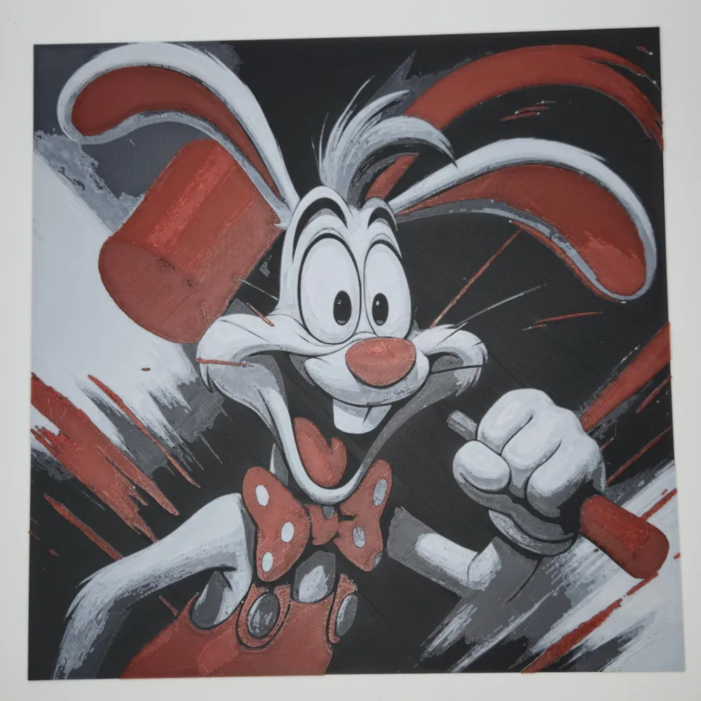 Roger Rabbit Hueforge by LoFi Layers MakerWorld: Download Free 3D Models