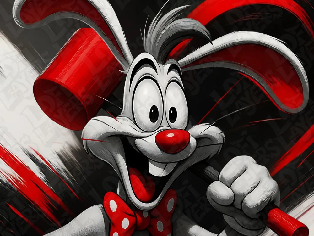 Roger Rabbit Hueforge by LoFi Layers MakerWorld: Download Free 3D Models