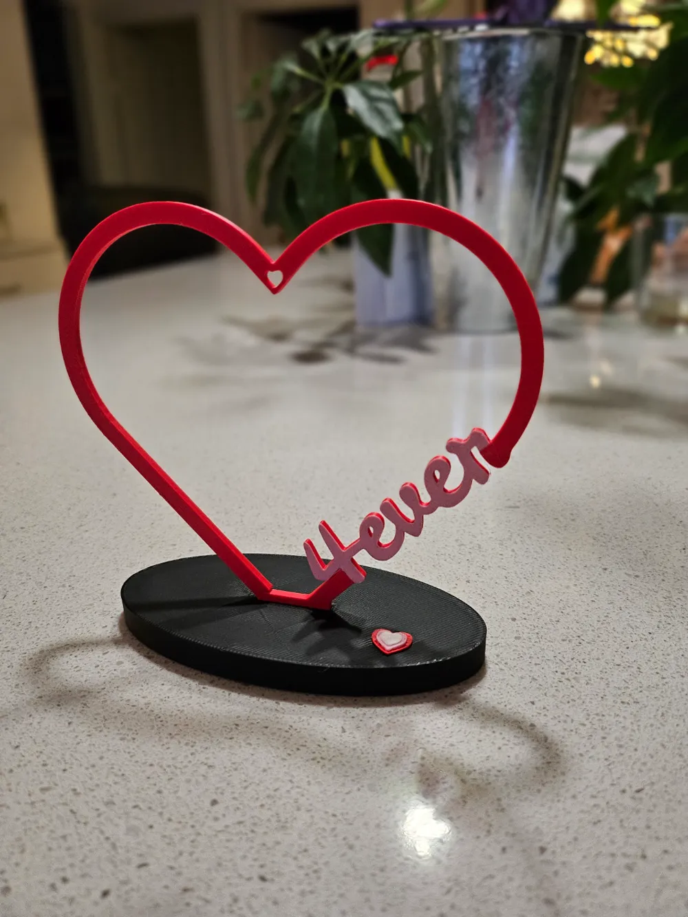 4ever Heart Sign & Base by Tommy Gun - MakerWorld