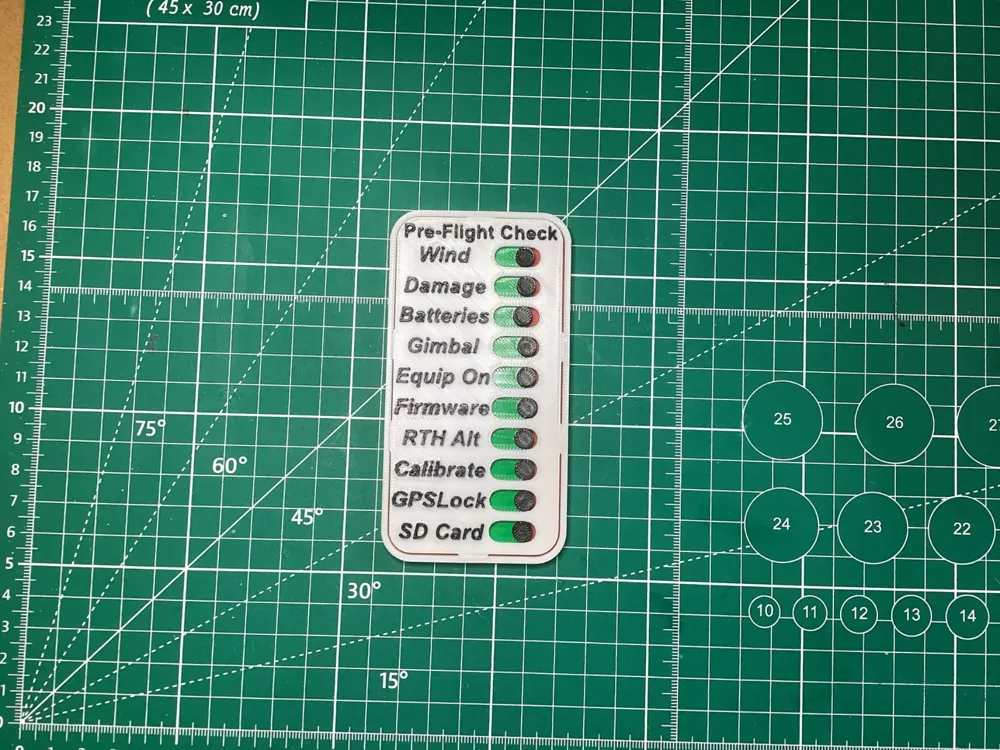 Drone Pre Flight Checklist Remixed By Little Dummy Prints Makerworld
