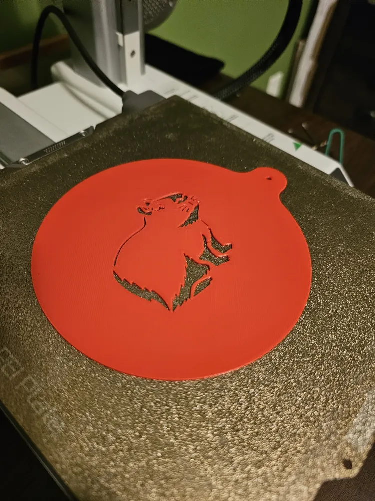 Perfect Capybara Latte Art Stencil by Perfect Prints - MakerWorld