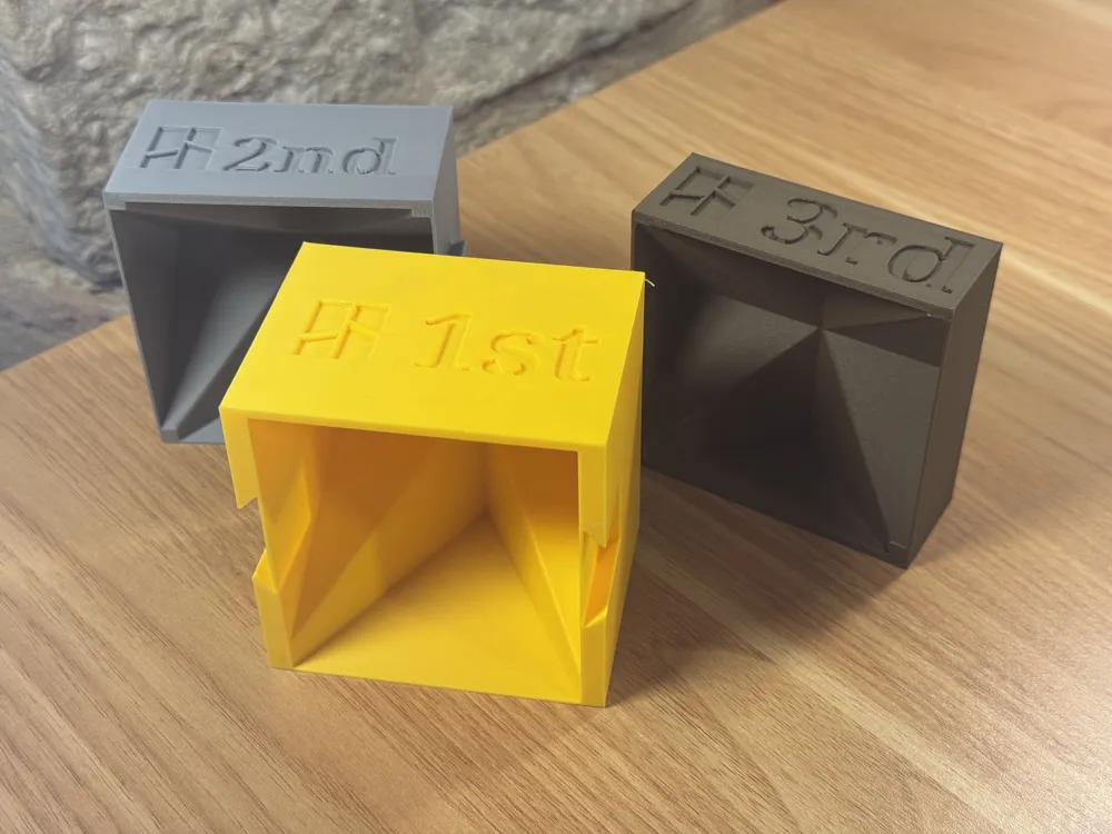 Podiums for Cyberbrick SoccerBot Winners by 3D Modular Madness ...