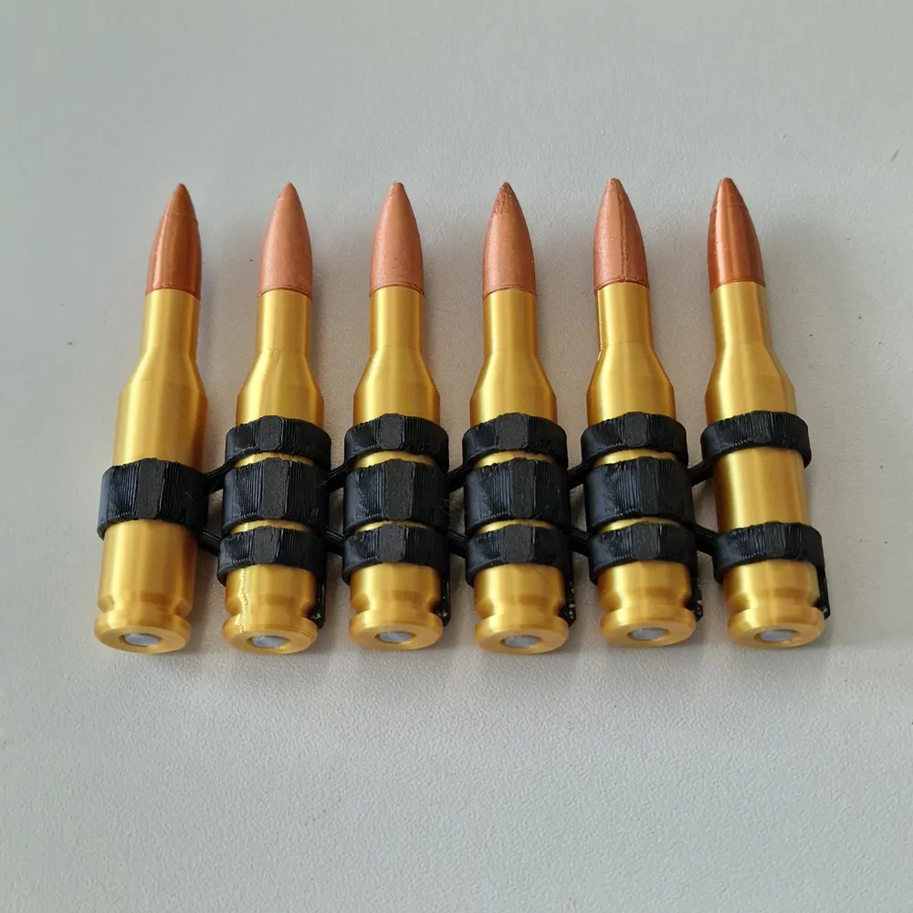 M13 Link – 7.62 NATO Ammunition Belt Connector - Free 3D Print Model ...