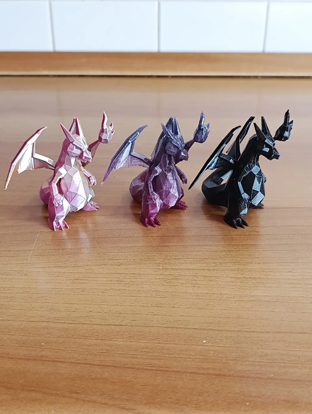 Charizard Low Poly Crystal Style Pokémon Figurine by Trimela3D ...