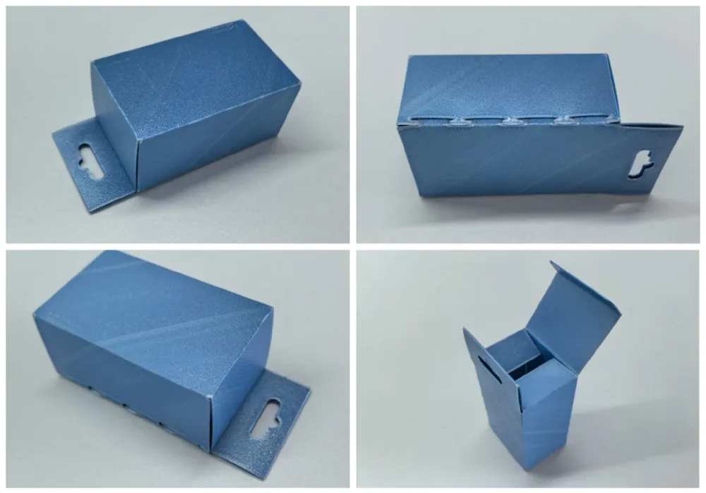 Hanging Mouth Single Socket Buckle Bottom Storage Box Flat Printing ...