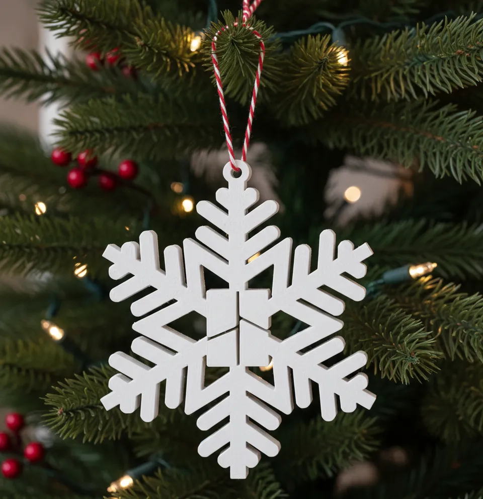 Christmas - Bambu Lab Snowflake by Cris MakerWorld: Download Free 3D Models