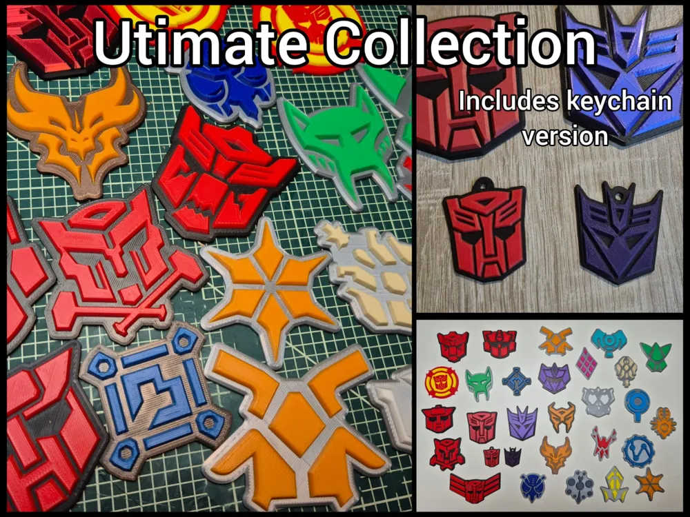 Transformers Badges - Ultimate Collection - Free 3D Print Model ...