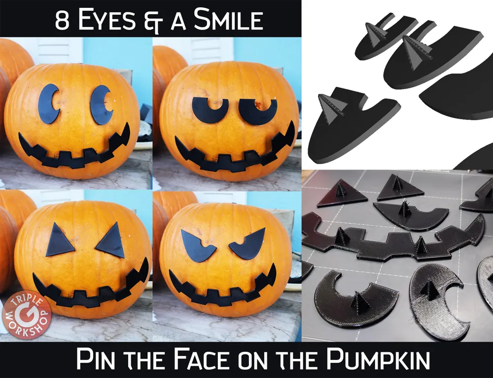 8 Eyes & a Smile - Pin the Face on the Pumpkin by TripleGWorkshop ...
