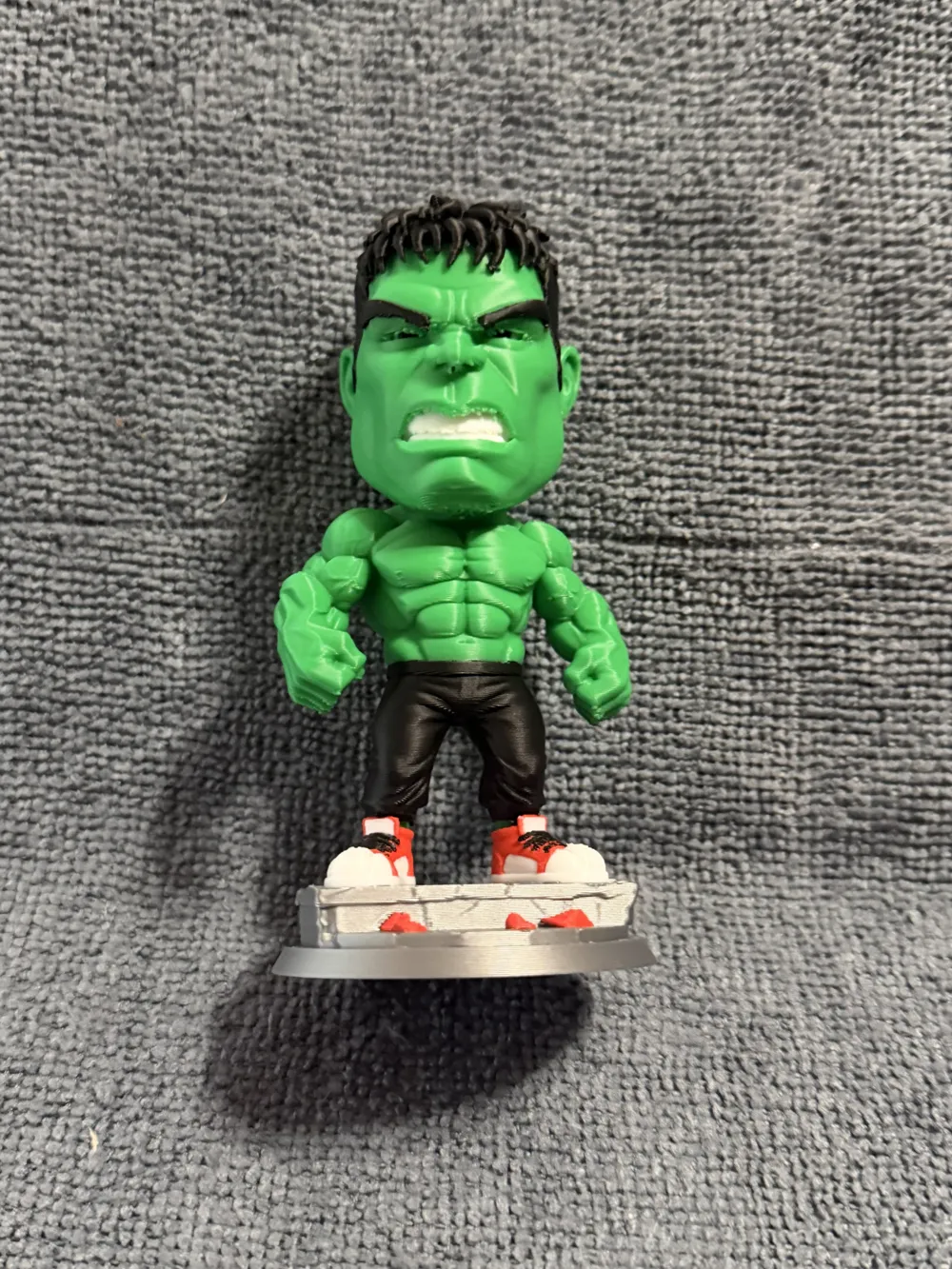 Miniature Incredible Hulk Collectible Figurine - Free 3D Print Model ...