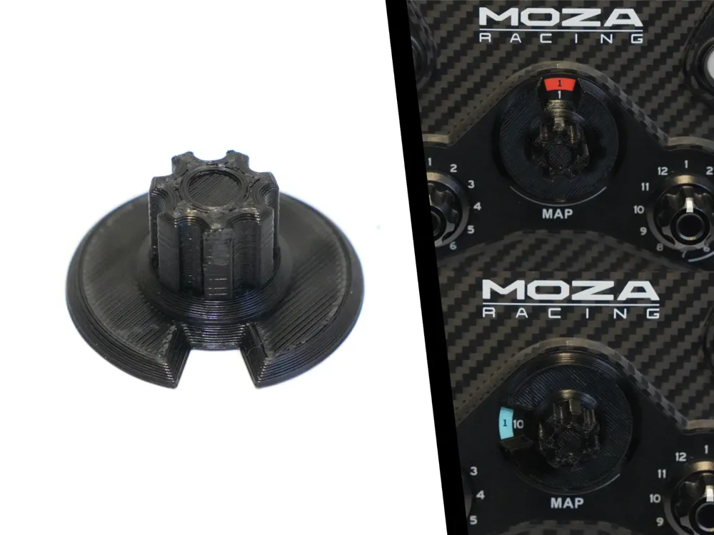 Moza KS "Single Window" Engine Map Selector Knob - Free 3D Print Model ...