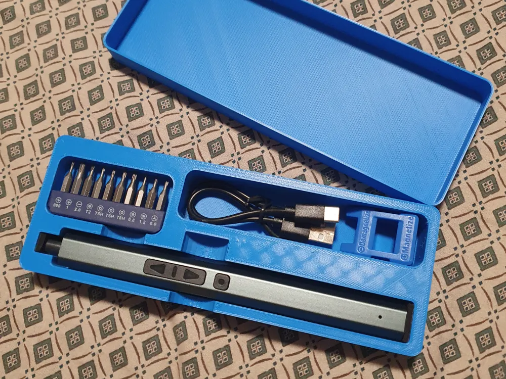Precision electric screwdriver box - Free 3D Print Model - MakerWorld