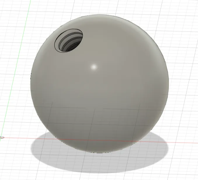 ball with m2 thread by Phil900 - MakerWorld