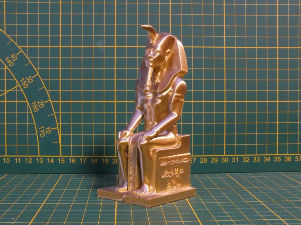 Egyptian Pharaoh Sitting On Throne 125mm by 3-Dr. Lighthouse Design ...