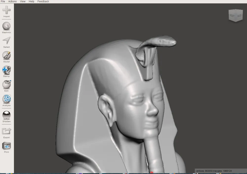 Egyptian Pharaoh Sitting On Throne 125mm by 3-Dr. Lighthouse Design ...