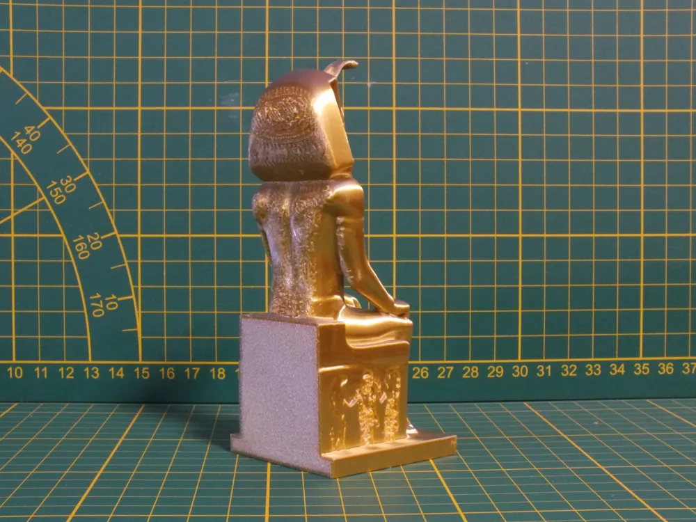 Egyptian Pharaoh Sitting On Throne 125mm by 3-Dr. Lighthouse Design ...