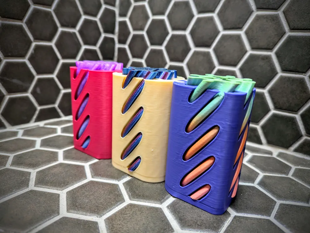 Modular Spiral Vortex Containers - Name Rack by FPF Designs MakerWorld ...