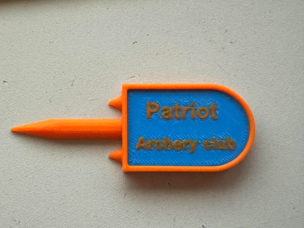 Archery - target pin - custom your text in slicer by michsiv MakerWorld ...