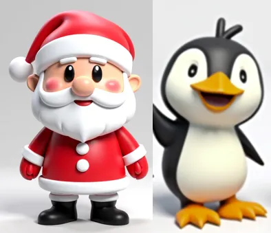 Santa and his friends by YamiIndustries - MakerWorld