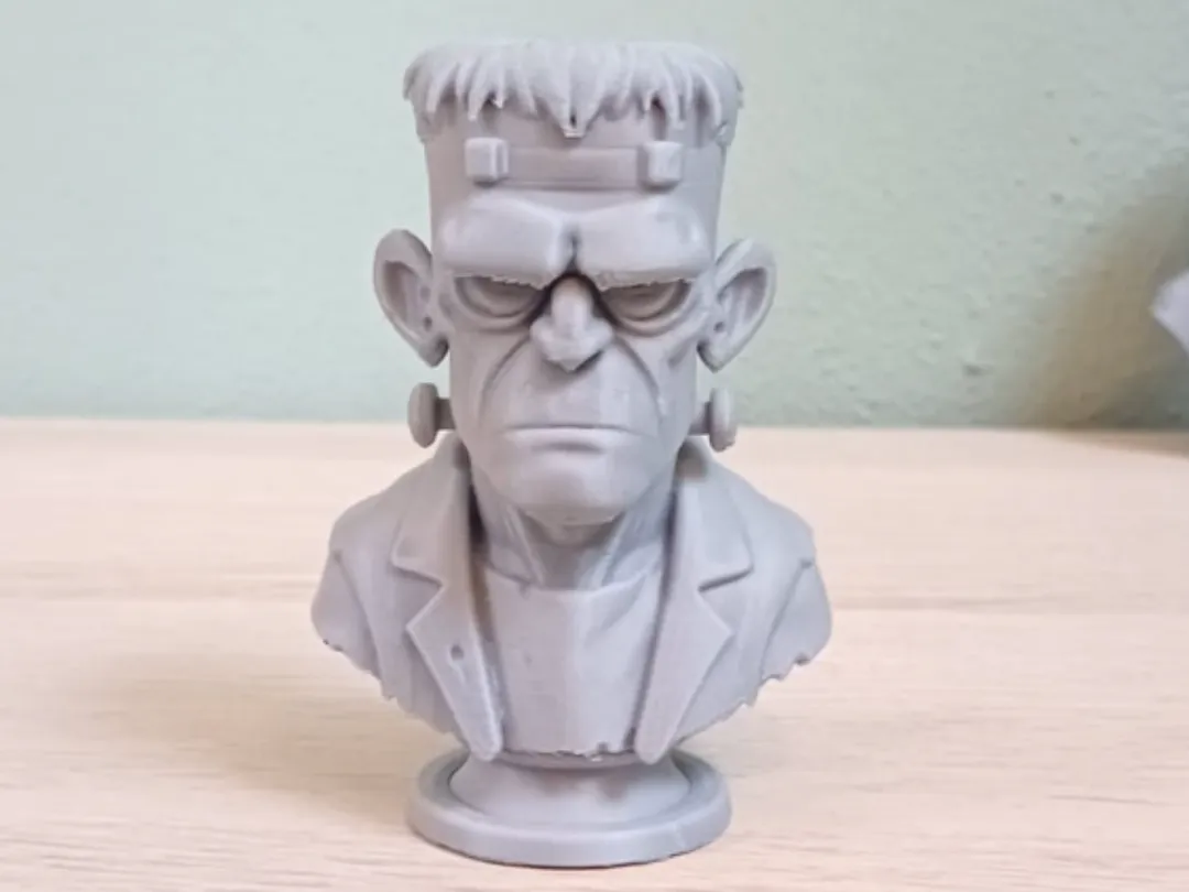 Grumpy Frank – The Most Unimpressed Monster Bust - Free 3D Print Model ...