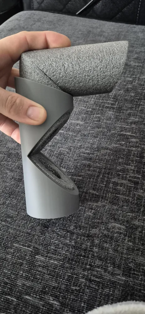 Pipe insulation cutting template - Free 3D Print Model - MakerWorld