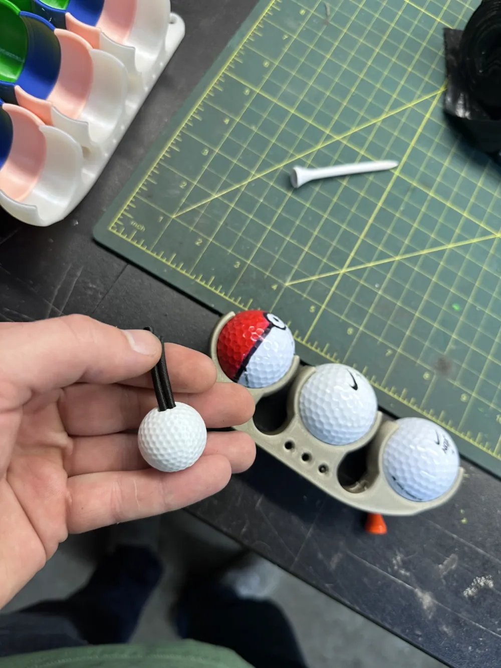 Golf Ball Knot Hiding Bead by jordanwallace_90 - MakerWorld
