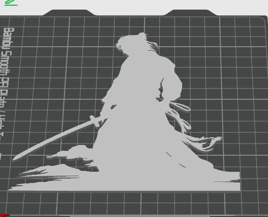 Cloud samurai - wall art deco by Scott-3d - MakerWorld