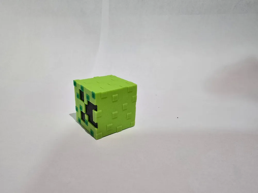 Minecraft Creeper Head Block by 3DBURI - MakerWorld