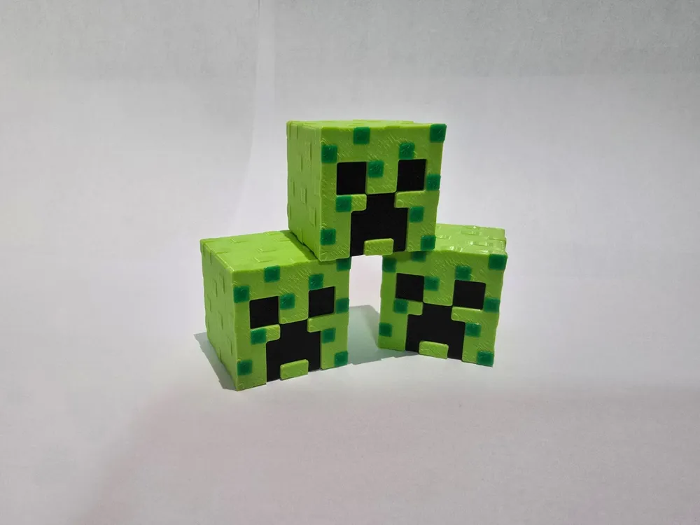 Minecraft Creeper Head Block - Free 3D Print Model - MakerWorld