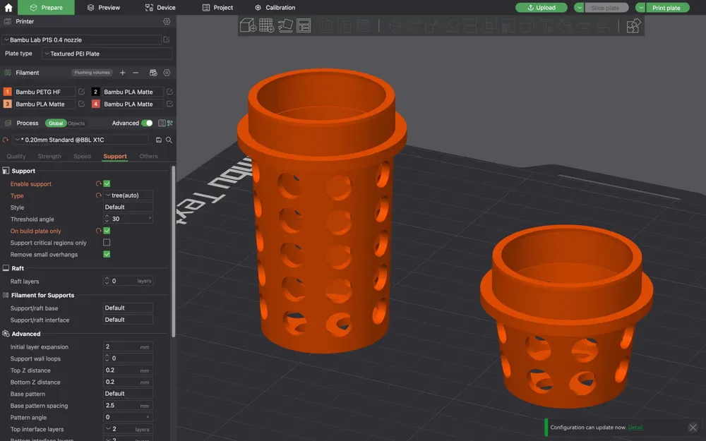 Aquarium overflow for 1" drain bulkhead kits - Free 3D Print Model ...