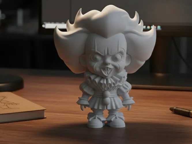pennywise it mini - Free 3D Print Model - MakerWorld