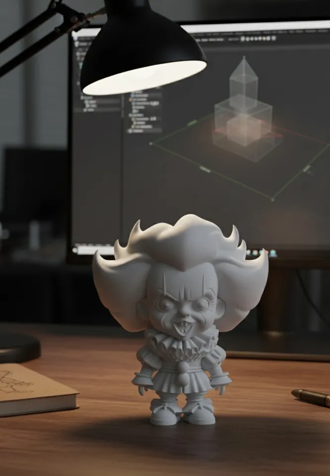 pennywise it mini - Free 3D Print Model - MakerWorld