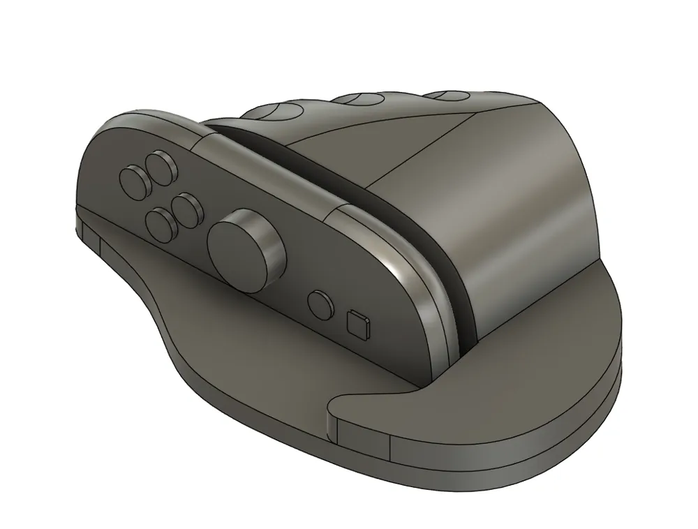 Switch 2 Joycon Ergonomic Mouse Case by Bálint MakerWorld: Download ...