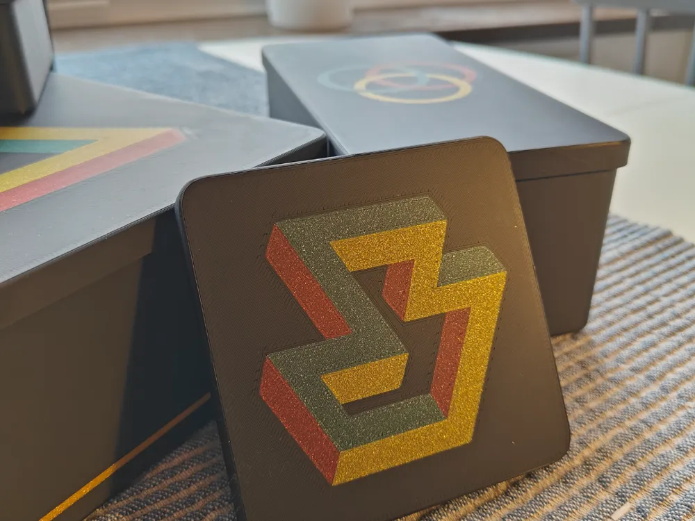 Impossible boxes in three sizes by Martin Albrektson - MakerWorld