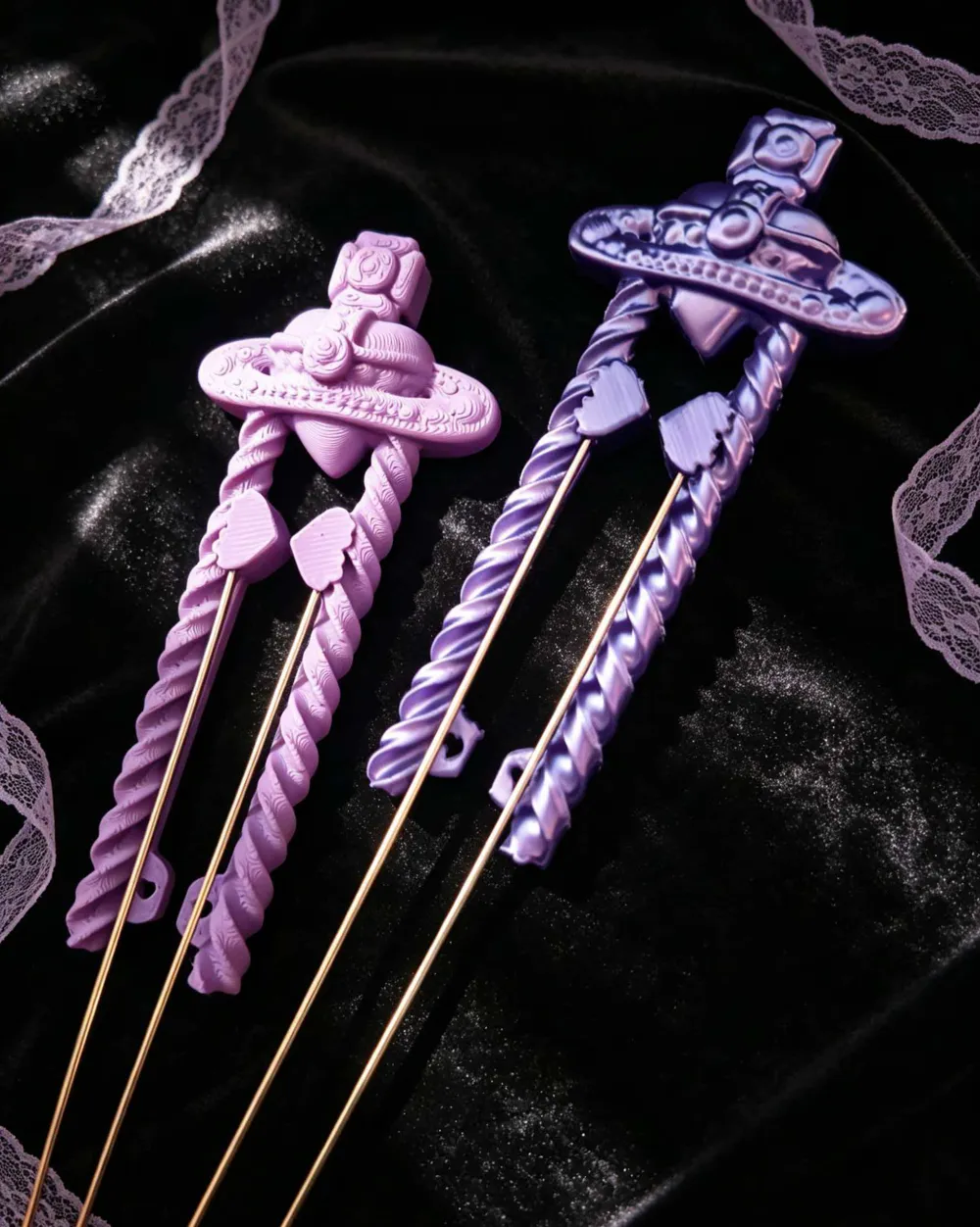 Heart Saturn Medium Texture Dual-Needle Perler Bead Pen - Free 3D Print ...