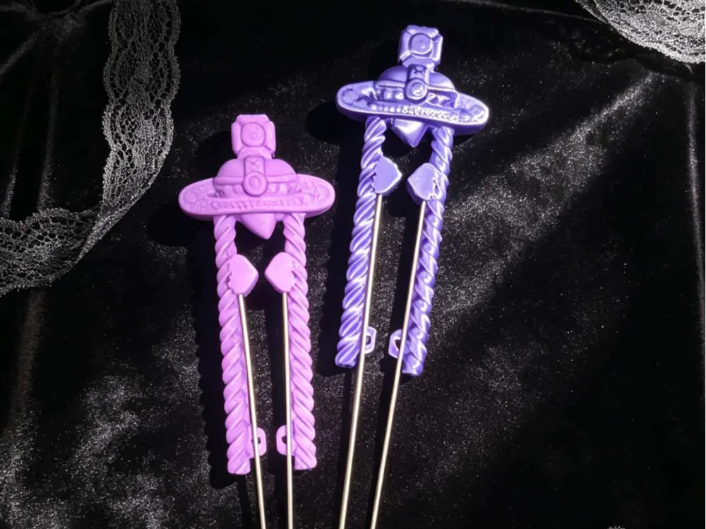 Heart Saturn Medium Texture Dual-Needle Perler Bead Pen - Free 3D Print ...