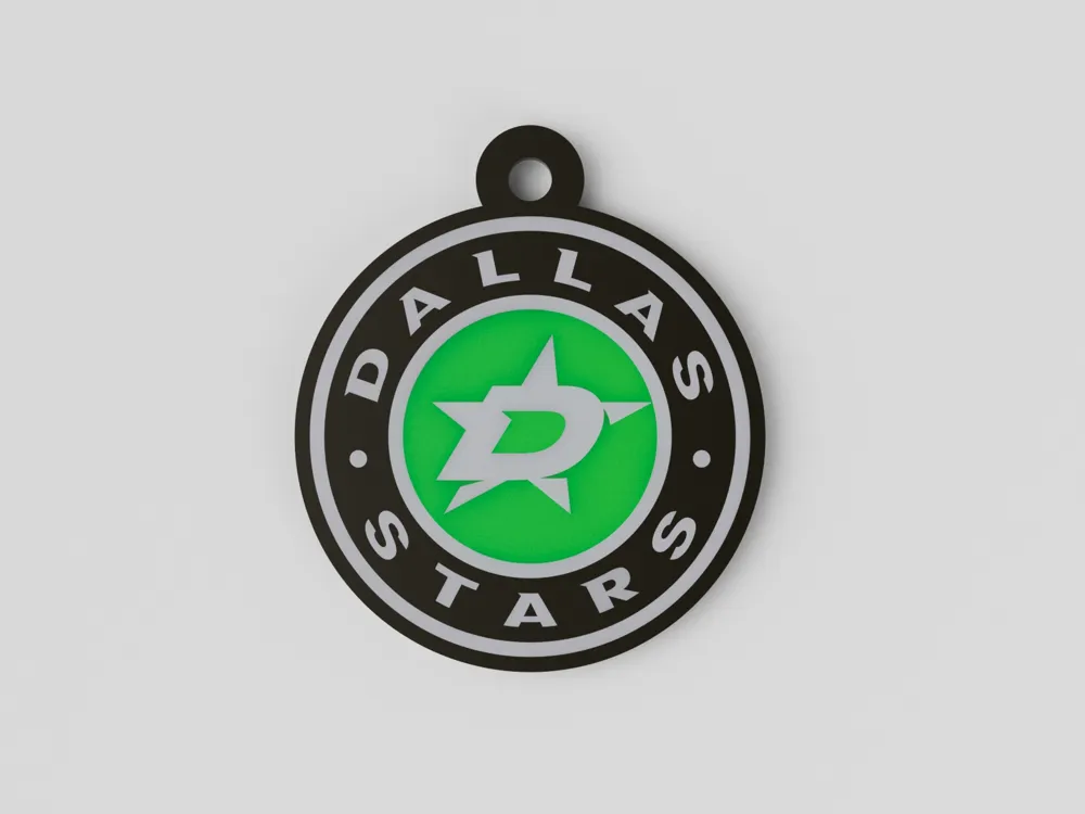 Dallas Stars keychain by Vovk MakerWorld: Download Free 3D Models