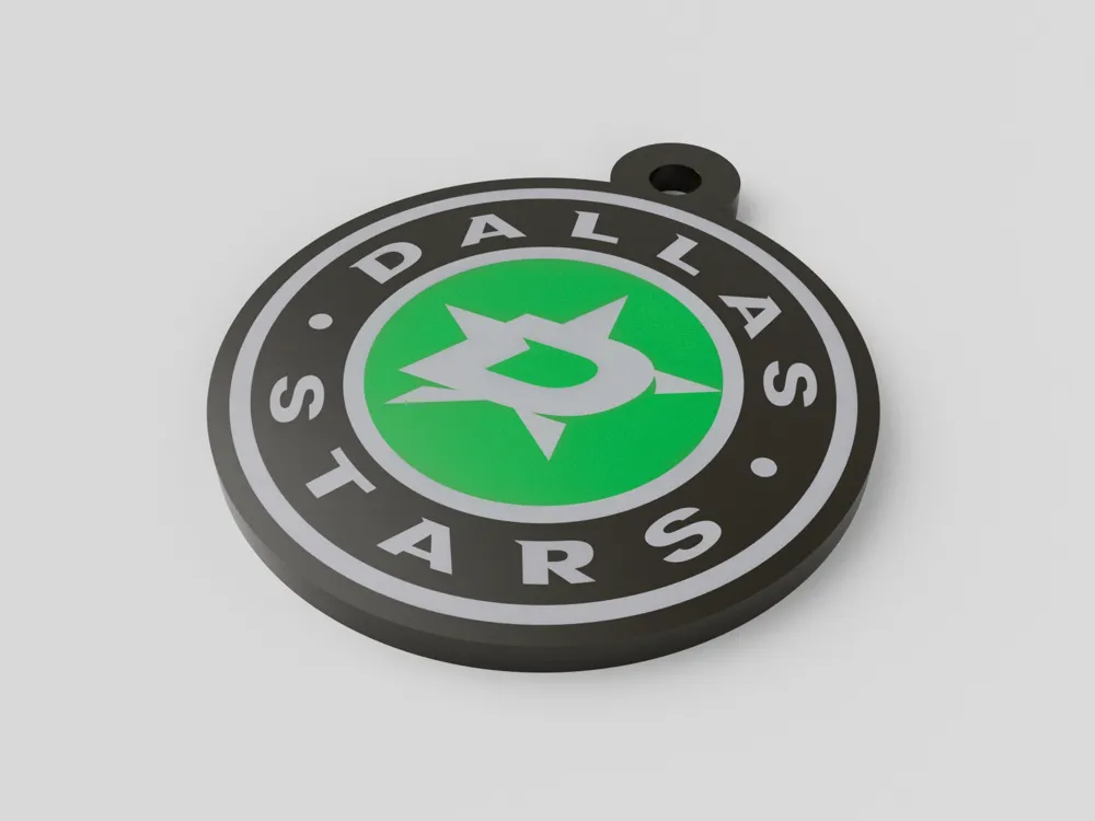 Dallas Stars keychain by Vovk MakerWorld: Download Free 3D Models