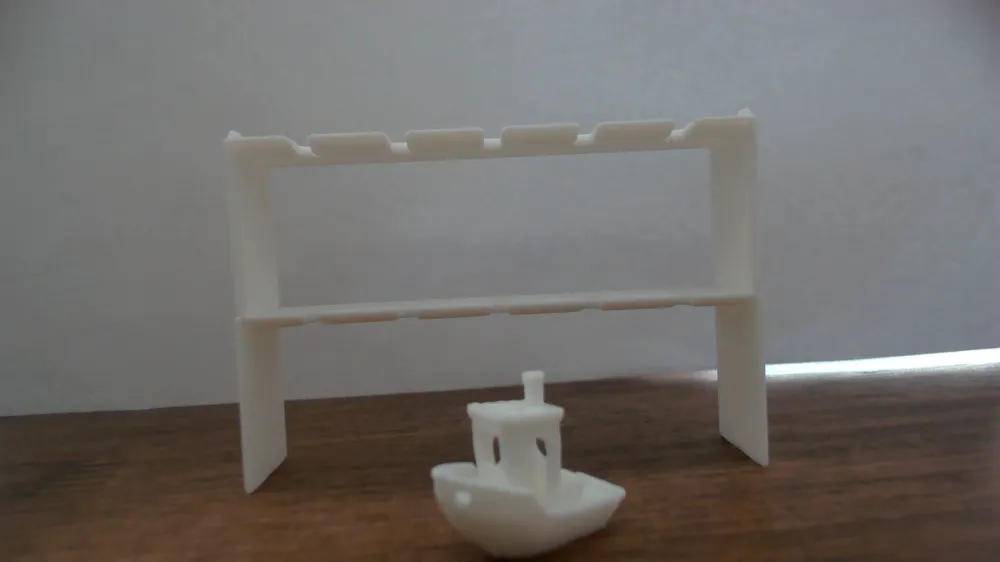 Tiny Benchy with stackable display stand by Teon - MakerWorld