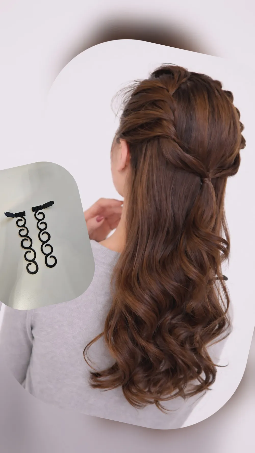 Hairpin - Twist French Braid Tool - Hairstyle - MakerWorld 3D Model | 3Drop