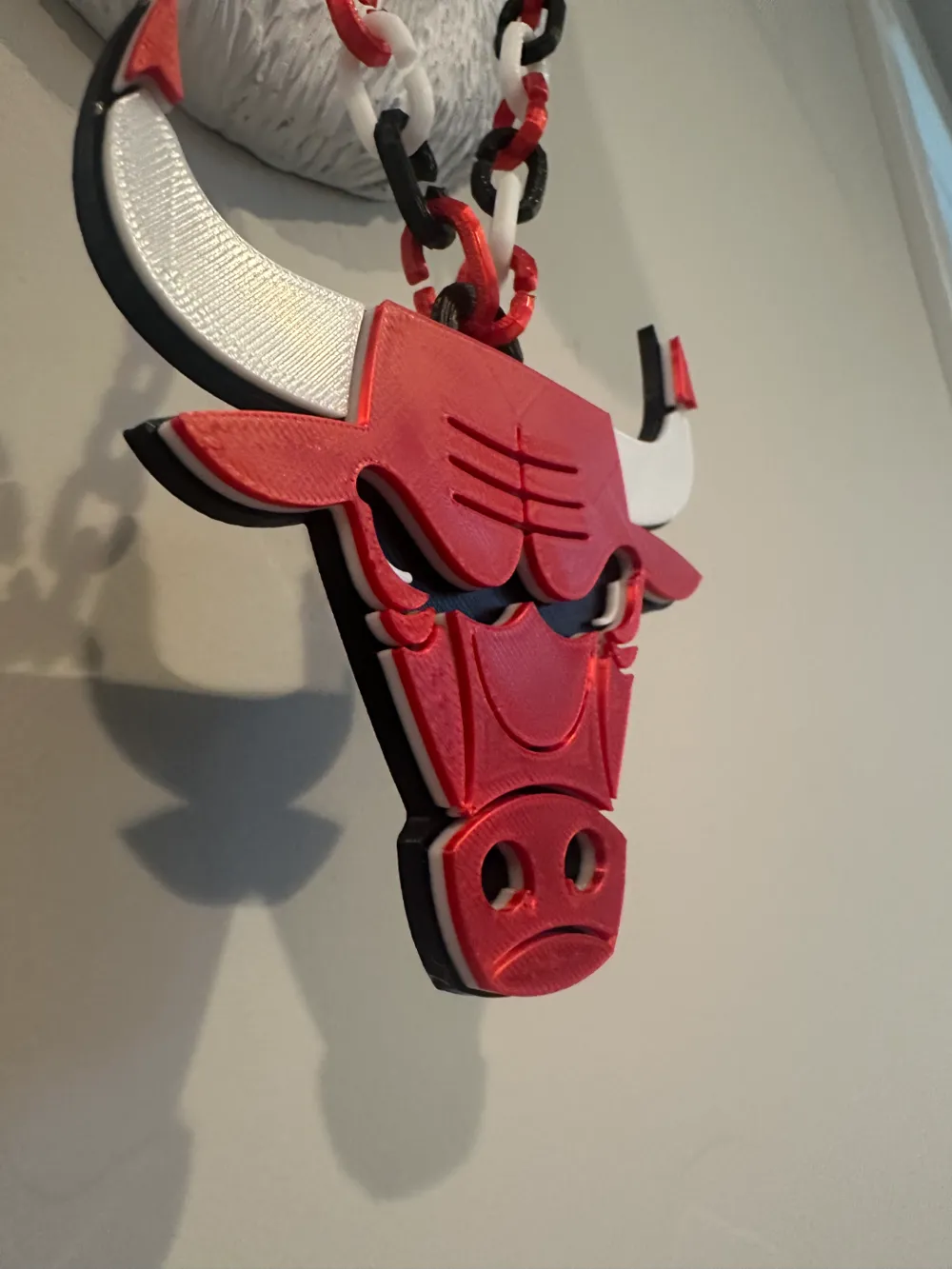 Chicago Bulls Pendant & Chain by IP_YAY - MakerWorld